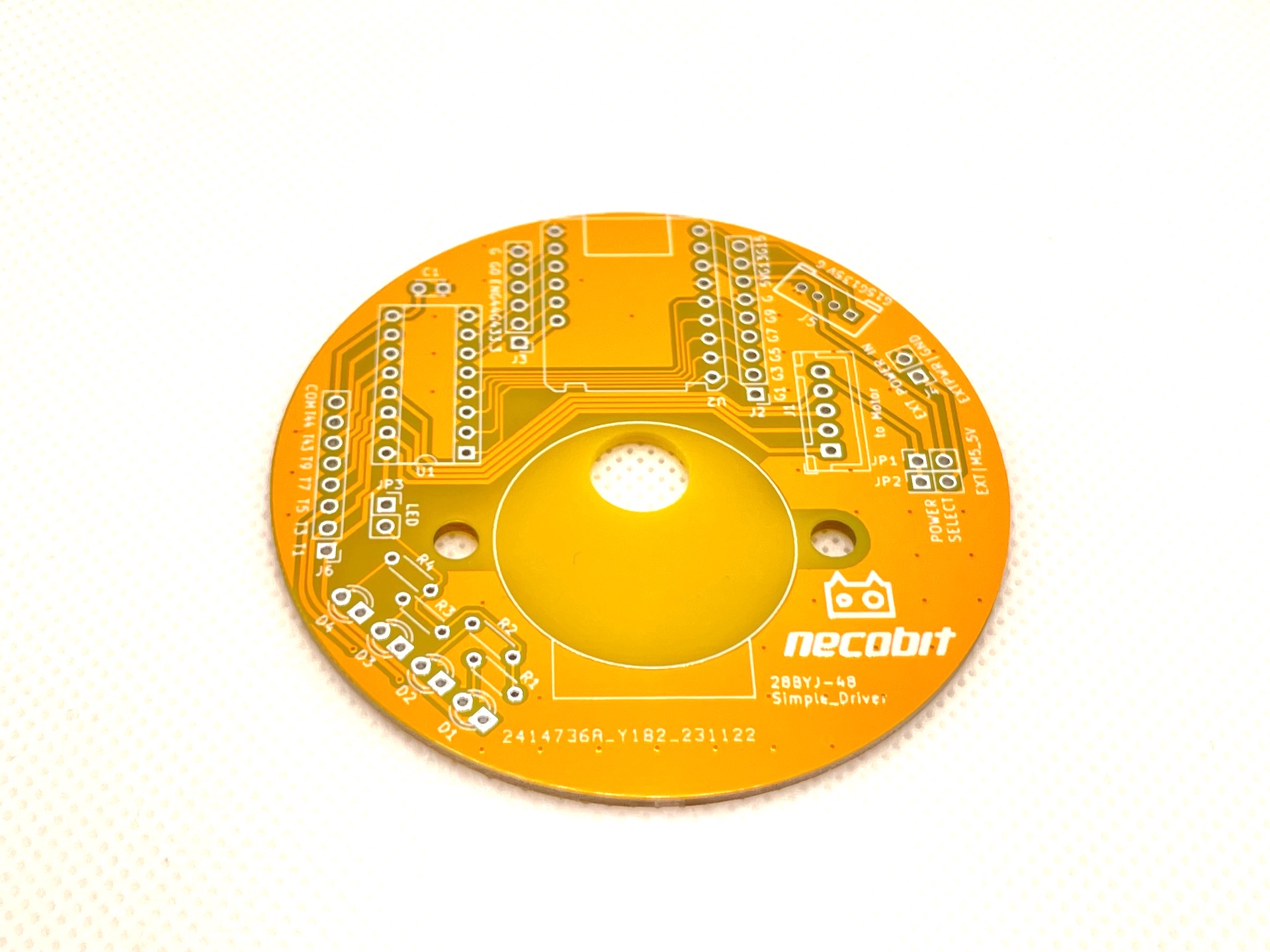 UD-1 / 28BYJ-48 Simple Driver（基板のみ） – necobit電子 Electronic Control Products