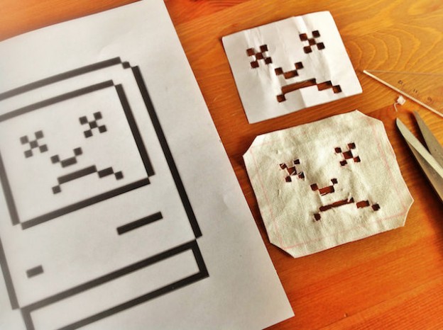 Happy MacとSad Macのミトン型なべつかみ – necobit.com（ねこびっと）